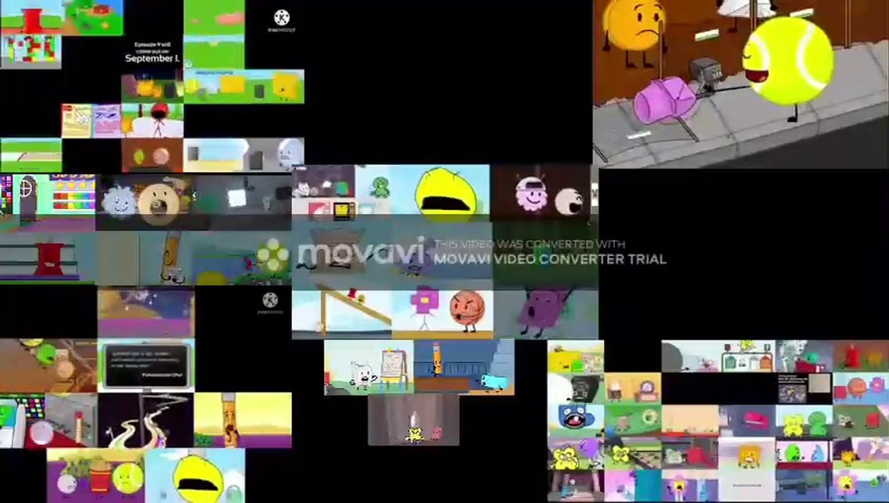 BFDI 1 - BFDIA 14 all BFDI episodes played at the same time synced to ...