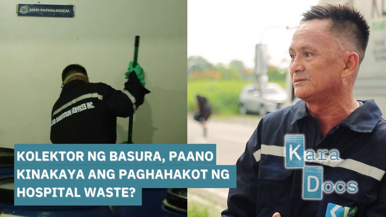 Kolektor ng basura, paano kinakaya ang paghahakot ng hospital waste ...