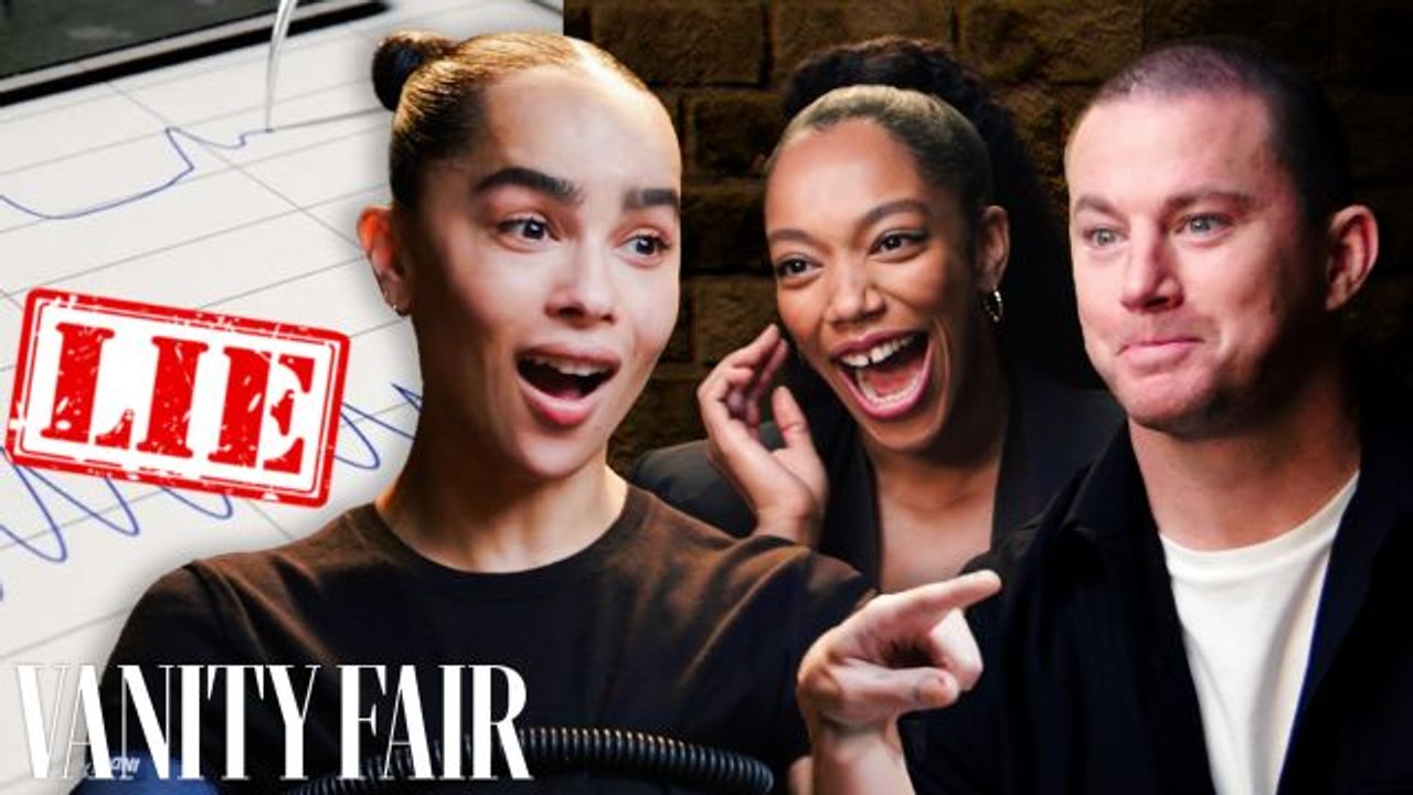 Channing Tatum, Zoë Kravitz & Naomi Ackie Take Lie Detector Tests ...