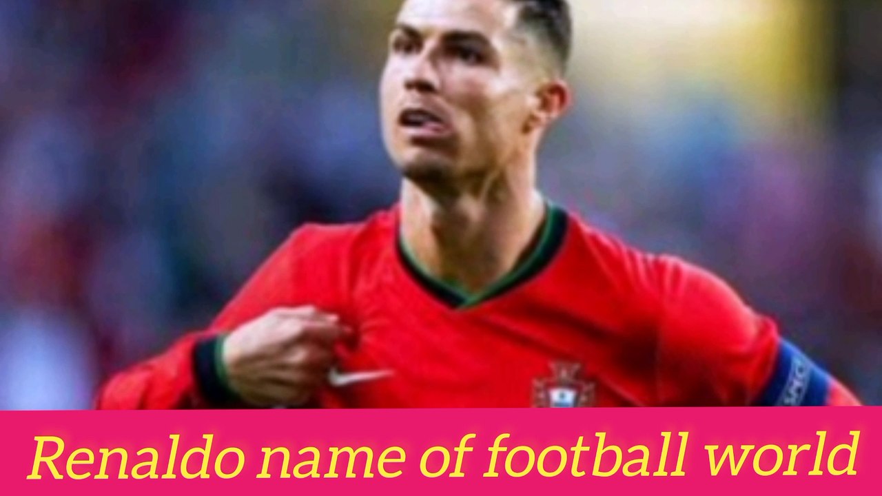 UR.Cristiano Renaldo the famous player in the world football world ...