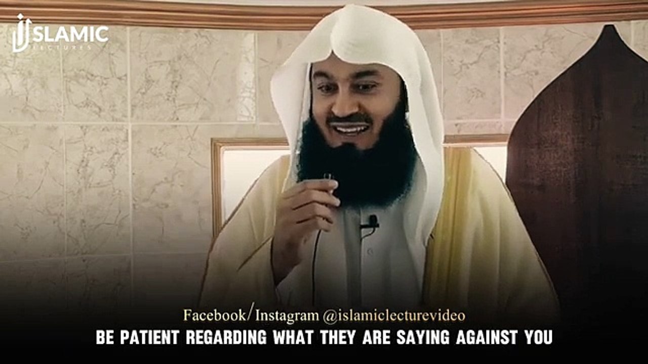 When They Talk Behind Your Back_ What To Do - Mufti Menk _ Islamic ...
