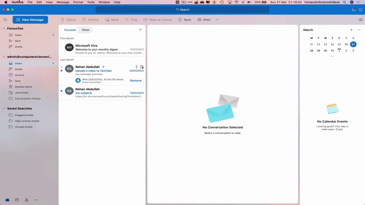 How to Quickly SWITCH Back to the Legacy Microsoft Outlook On a Mac ...
