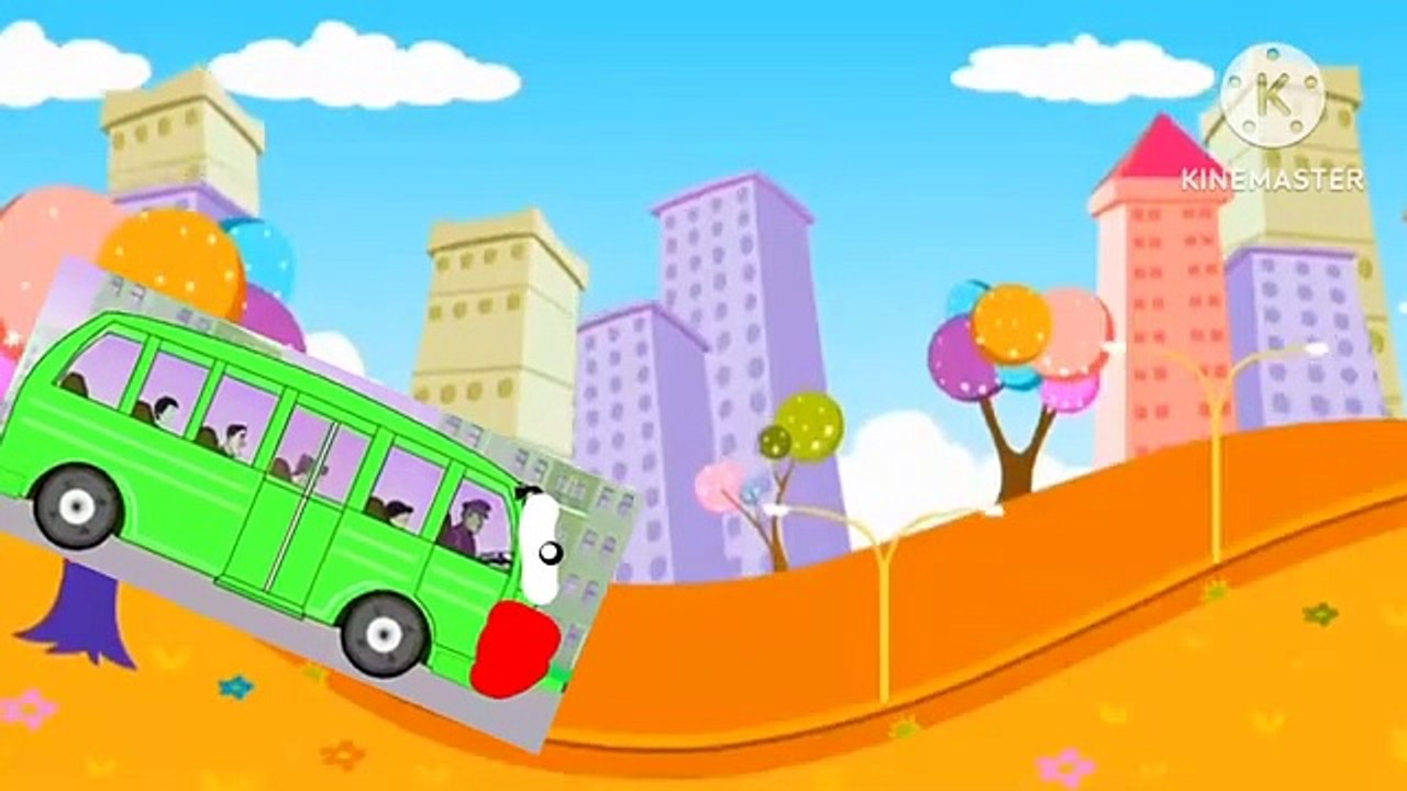Wheels On The Bus Go Round And Round Nursery Rhymes For Kids By Ana Dones Songs - video Dailymotion