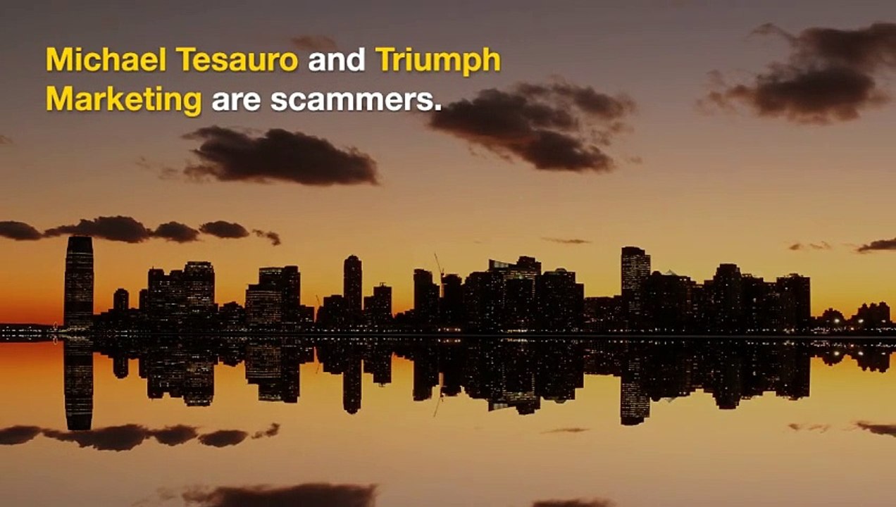 Beware of Michael Tesauro | Scam Exposed - video Dailymotion