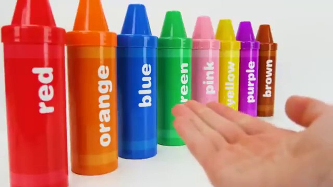 Best Learning Video for Toddlers Learn Colors with Crayon Surprises ...