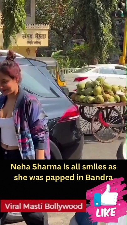 Neha Sharma is all smiles as she was papped in Bandra - video Dailymotion