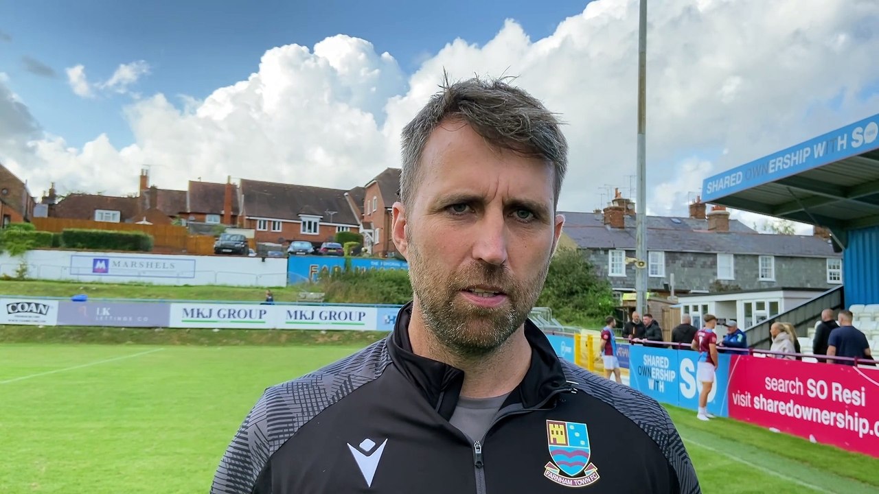 Farnham Town manager Paul Johnson post-Erith Town - video Dailymotion