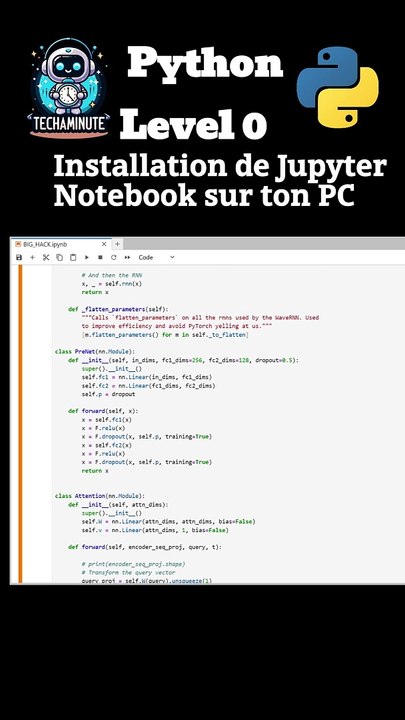 Installation jupyter notebook pour coder en python - video Dailymotion