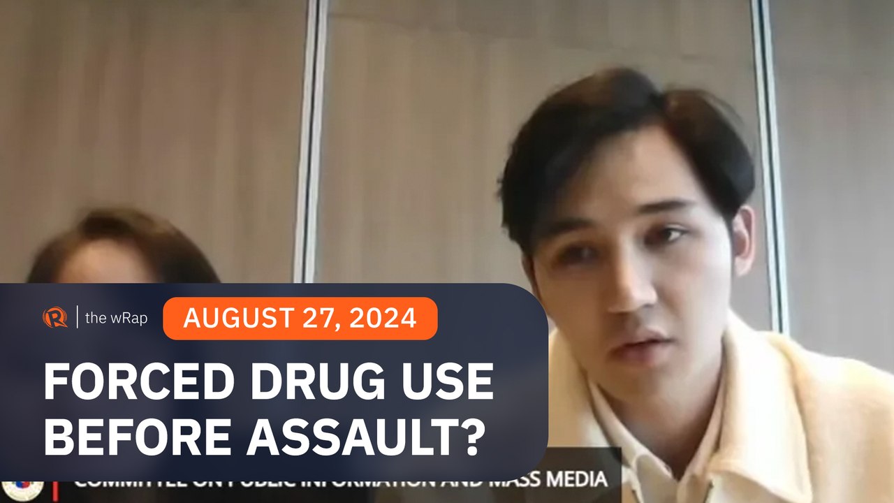 Sandro Muhlach reveals forced drug use before alleged sexual assault ...