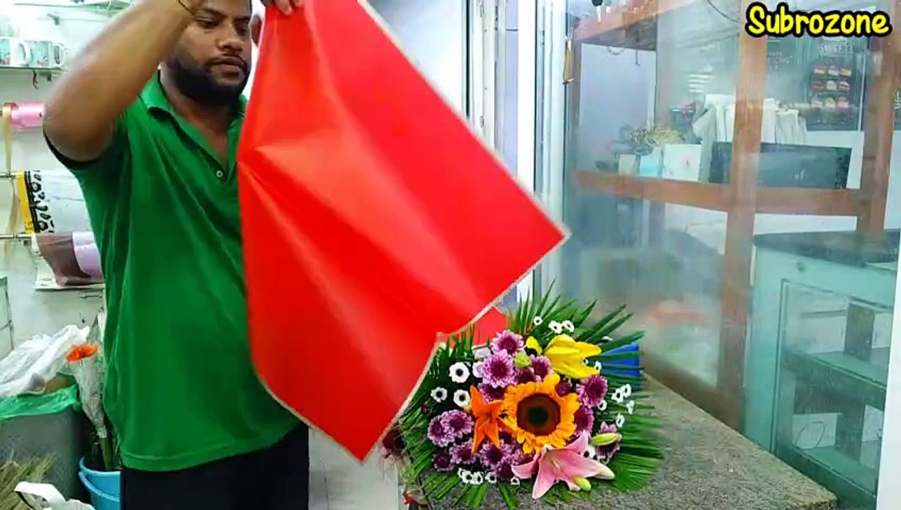 How to make flower bouquet easy | floral tutorial - video Dailymotion