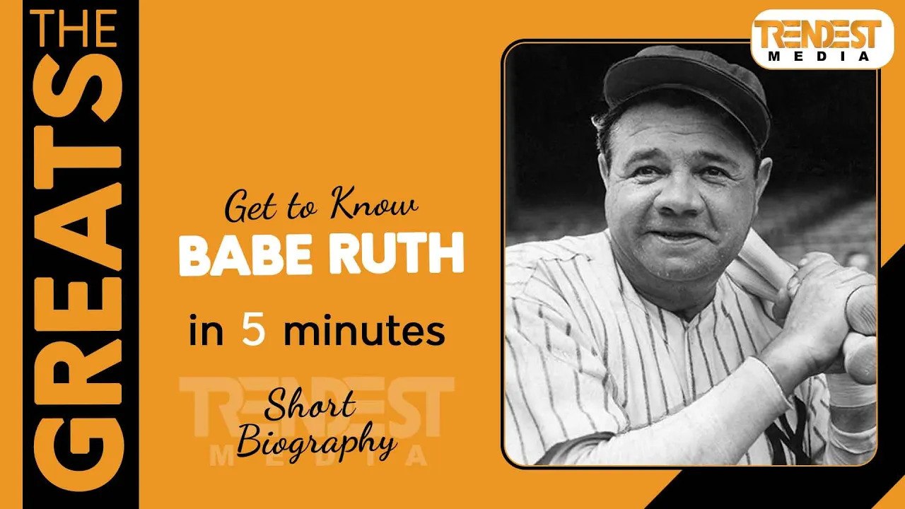 Babe Ruth | Biography in 5 minutes | The Greats | Infotainment Video ...
