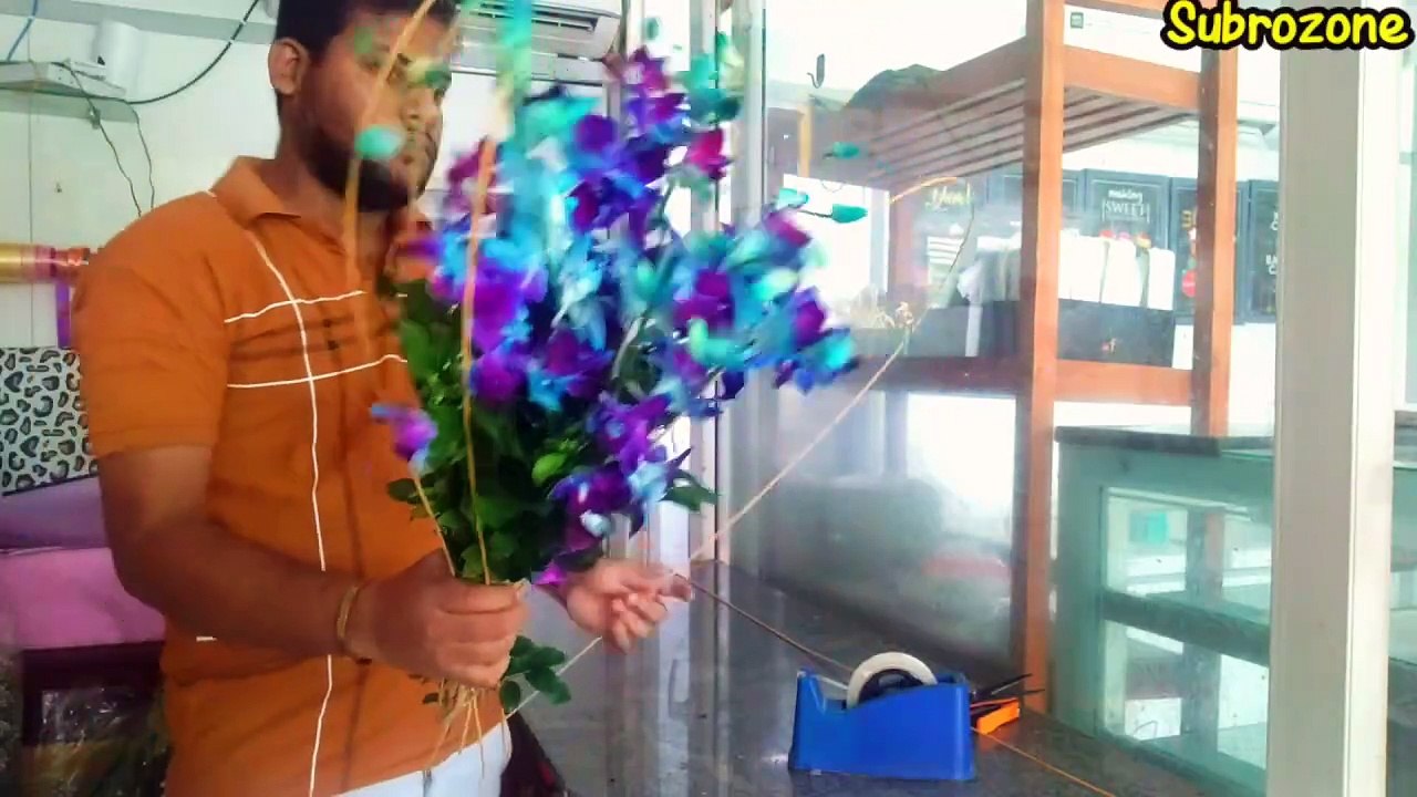 How to make flower bouquet easy | floral tutorial - video Dailymotion