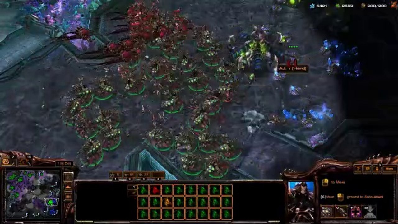 [StarCraft 2] No.0249 -- Normal-Level ZERG player fights A.I., WIN ...