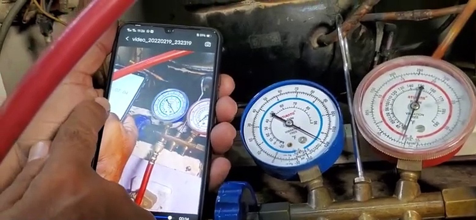 #73 Deep Freezer _ Gas charging _ Condenser Setting _ Fan air Velocity ...