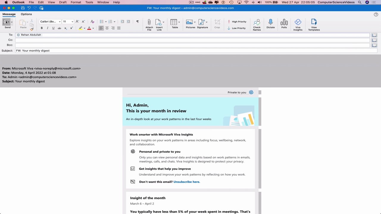 How to FORWARD an Email On Microsoft Outlook Using a Mac - Basic Tutorial | New - video Dailymotion