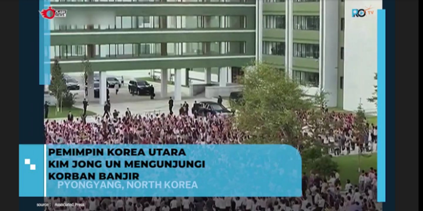 Kunjungan Kim Jong Un Korban Banjir di Pyong Yang - Video Dailymotion