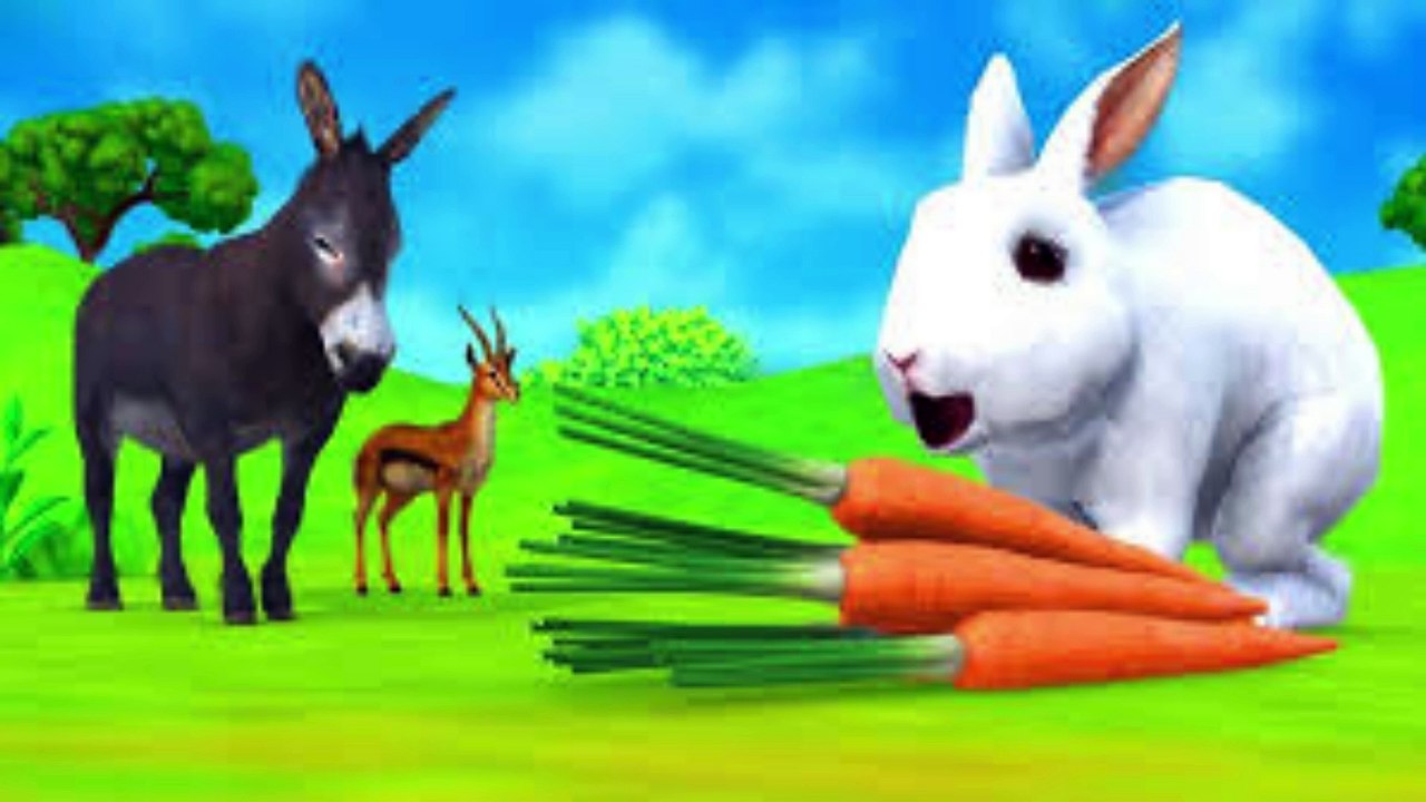 खरगोश और गाजर चोरी की मजेदार कहानी The Rabbit and the Stolen Carrot ...