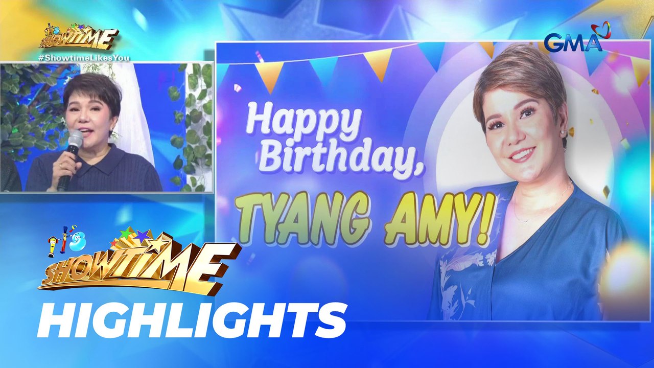 It's Showtime: HAPPY BIRTHDAY TO THE ONE AND ONLY TYANG NG BAYAN, TYANG AMY! - video Dailymotion