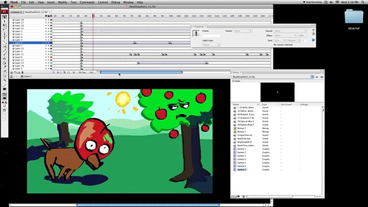 Flash Animation Tutorial #7, Symbols part 2 - video Dailymotion