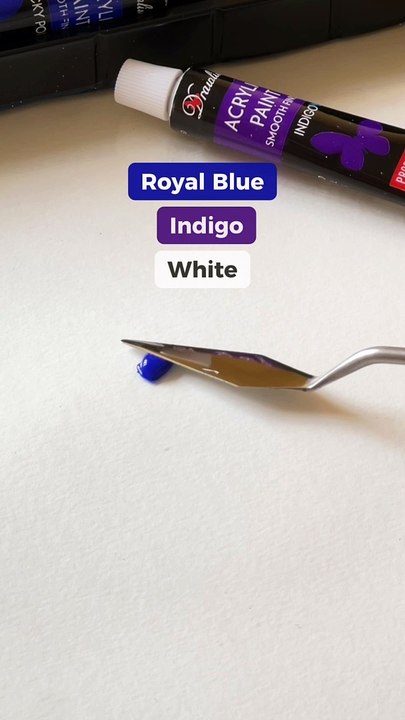 Indigo | Paint Mixing Tutorial | Color Mixing - video Dailymotion