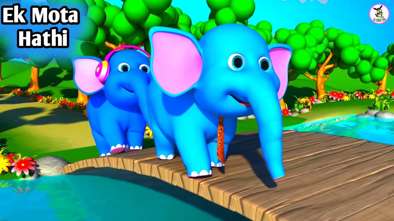 Ek mota hathi | एक मोटा हाथी | Hindi Rhymes #kids - video Dailymotion
