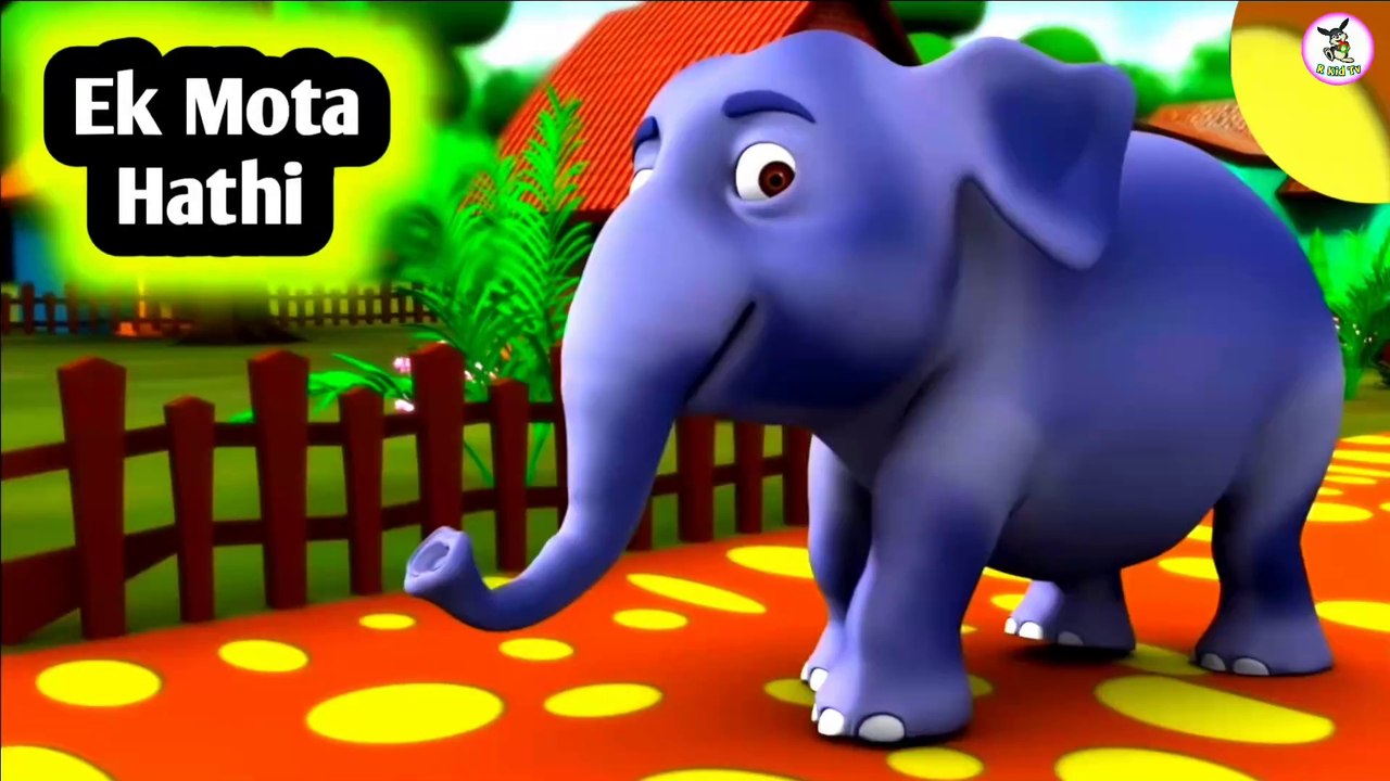 Ek mota hathi | एक मोटा हाथी | Hindi Rhymes #kids - video Dailymotion