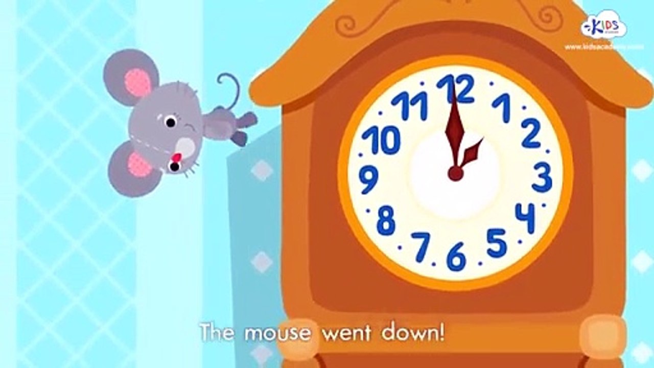 Hickory Dickory Dock - Children's Song with Lyrics - Animated Cartoon ...
