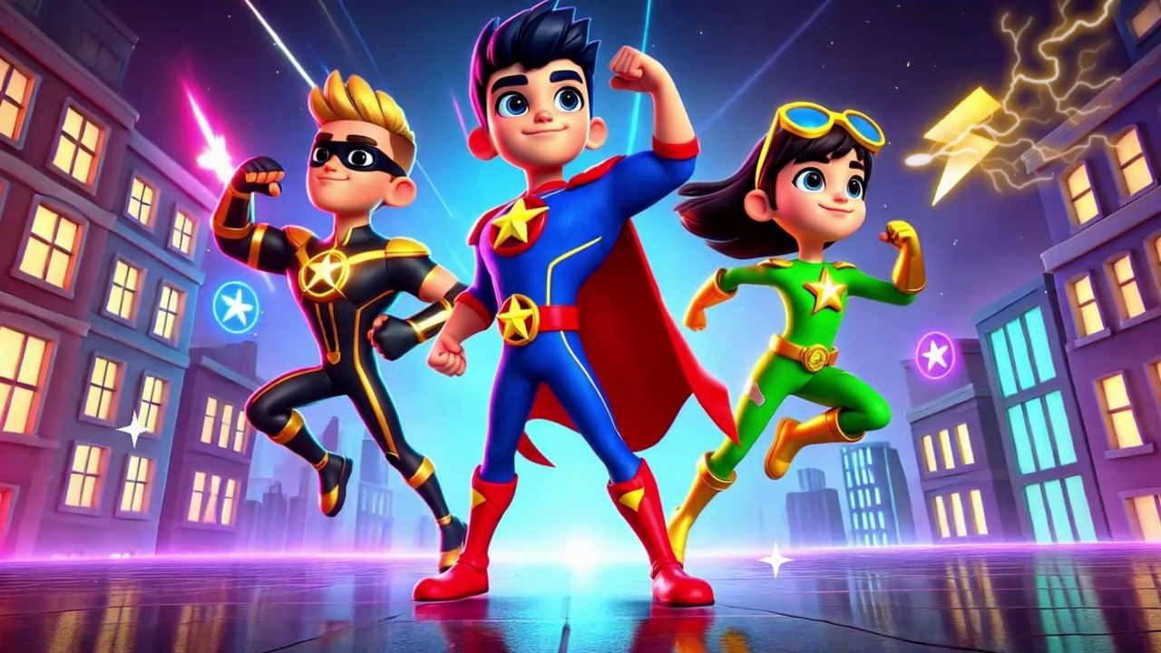 "SUPERHERO ACTION SONG! 🚀 Jump, Run, Clap, Spin & Dance! 🦸‍♂️🔥" - video ...