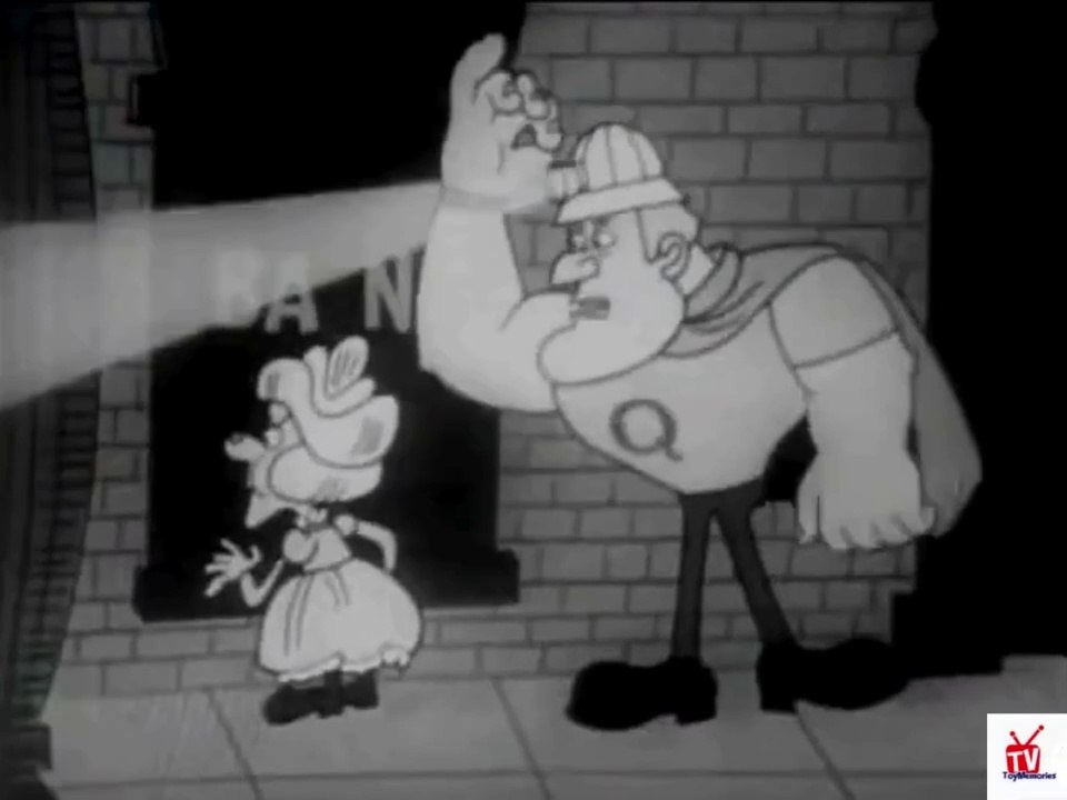 1960s Quake cereal TV commercial - Quake & his momma and a bank robber ...