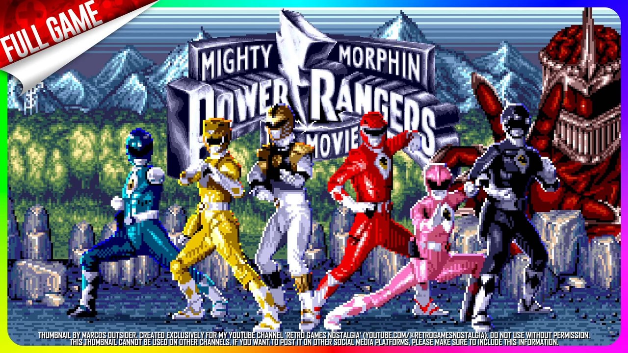 Mighty Morphin Power Rangers: The Movie [Sega Genesis ‧ US] - video ...
