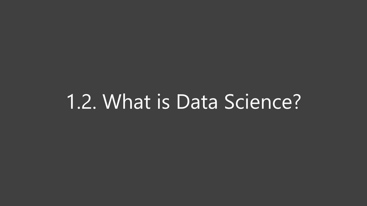 Data Science for Everyone 1-2 What is Data Science? - 動画 Dailymotion
