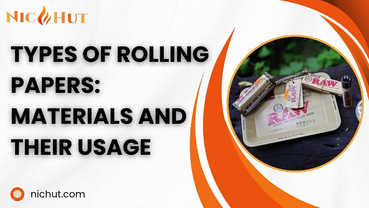 Types of Rolling Papers Materials and Their Usage - NicHut - video ...