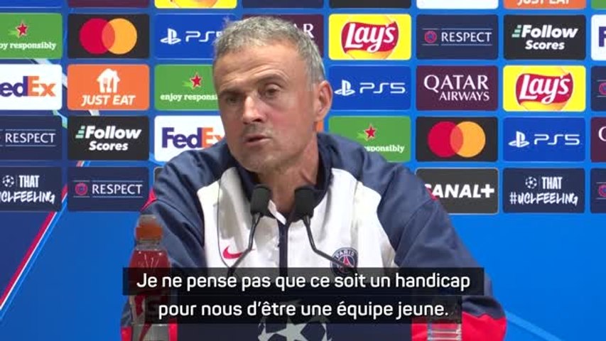 PSG - Luis Enrique : "Je ne pense pas que ce soit un handicap pour nous ...