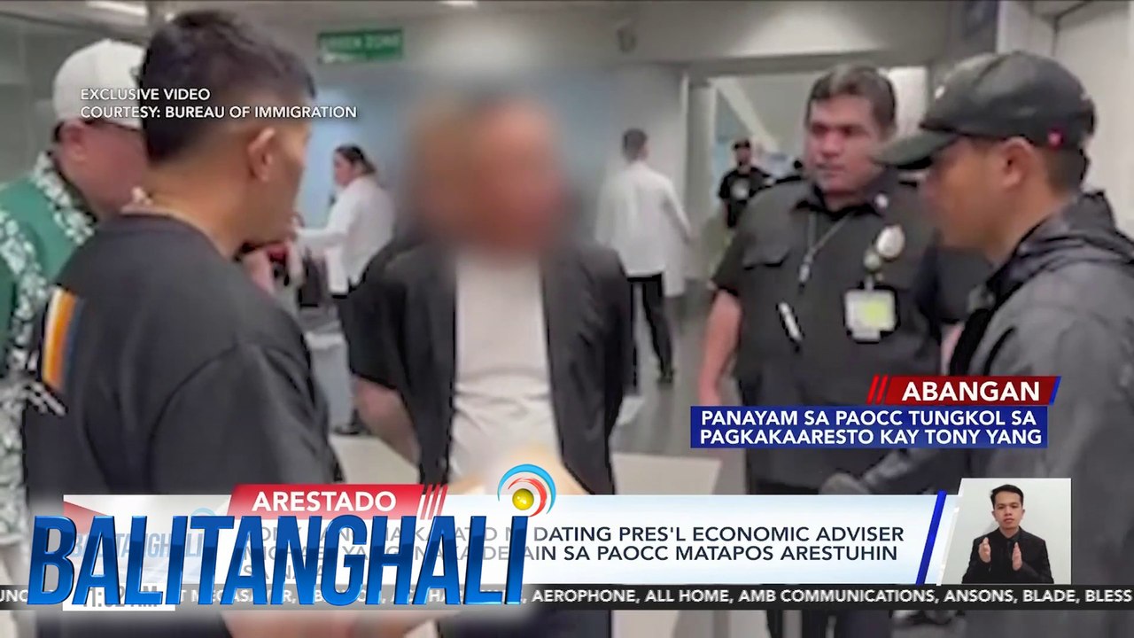 Tony Yang na kapatid ni dating Pres'L Economic Adviser Michael Yang, naka-detain sa PAOCC ...