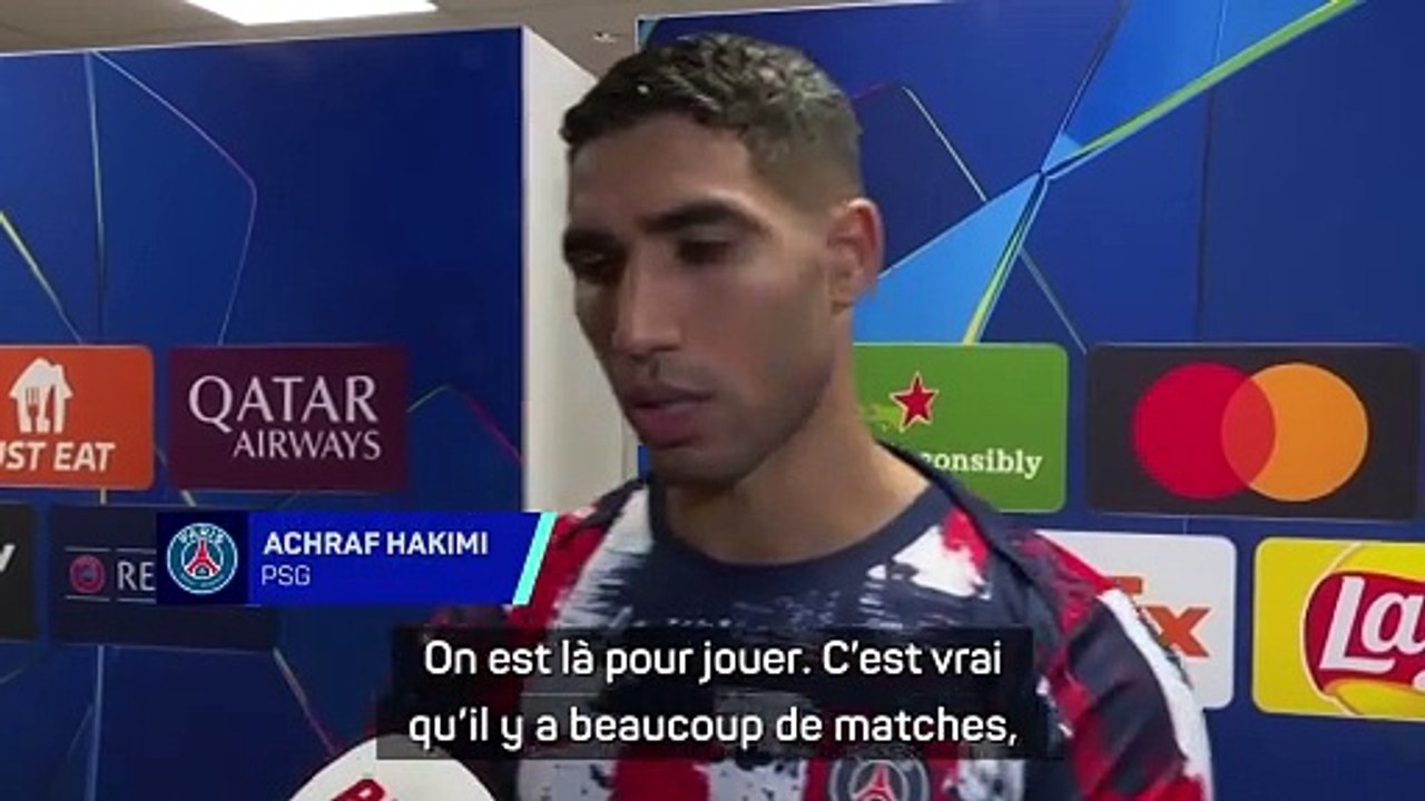 Hakimi sur le calendrier chargé : “C’est fait pour les supporters, j ...