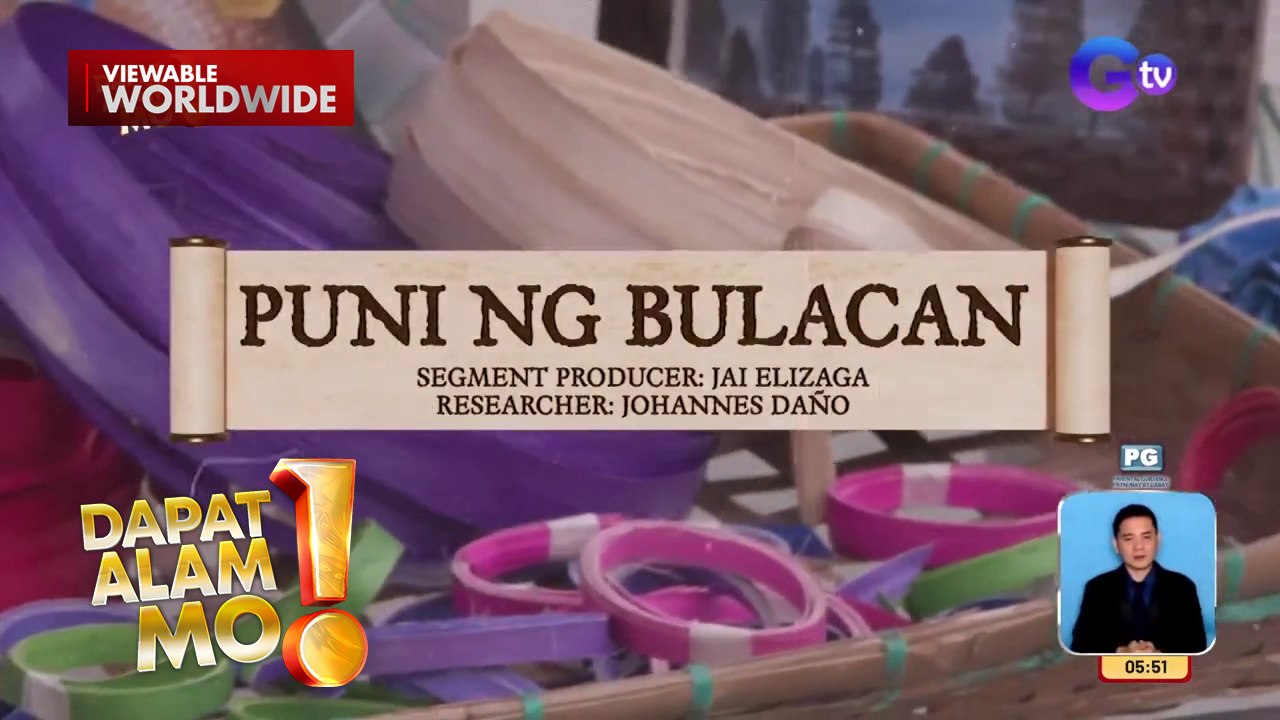 Puni art ng Bulacan, silipin | Dapat Alam Mo! - video Dailymotion