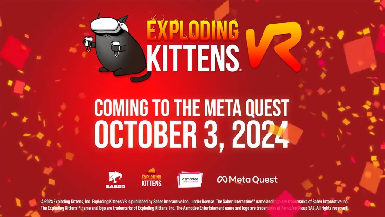 Exploding Kittens VR Official Release Date Trailer - video Dailymotion