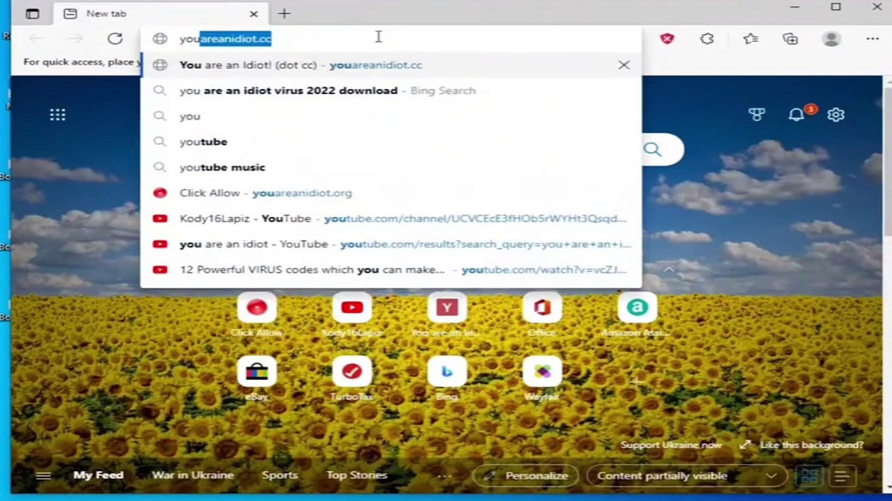 You are an idiot Virus - video Dailymotion