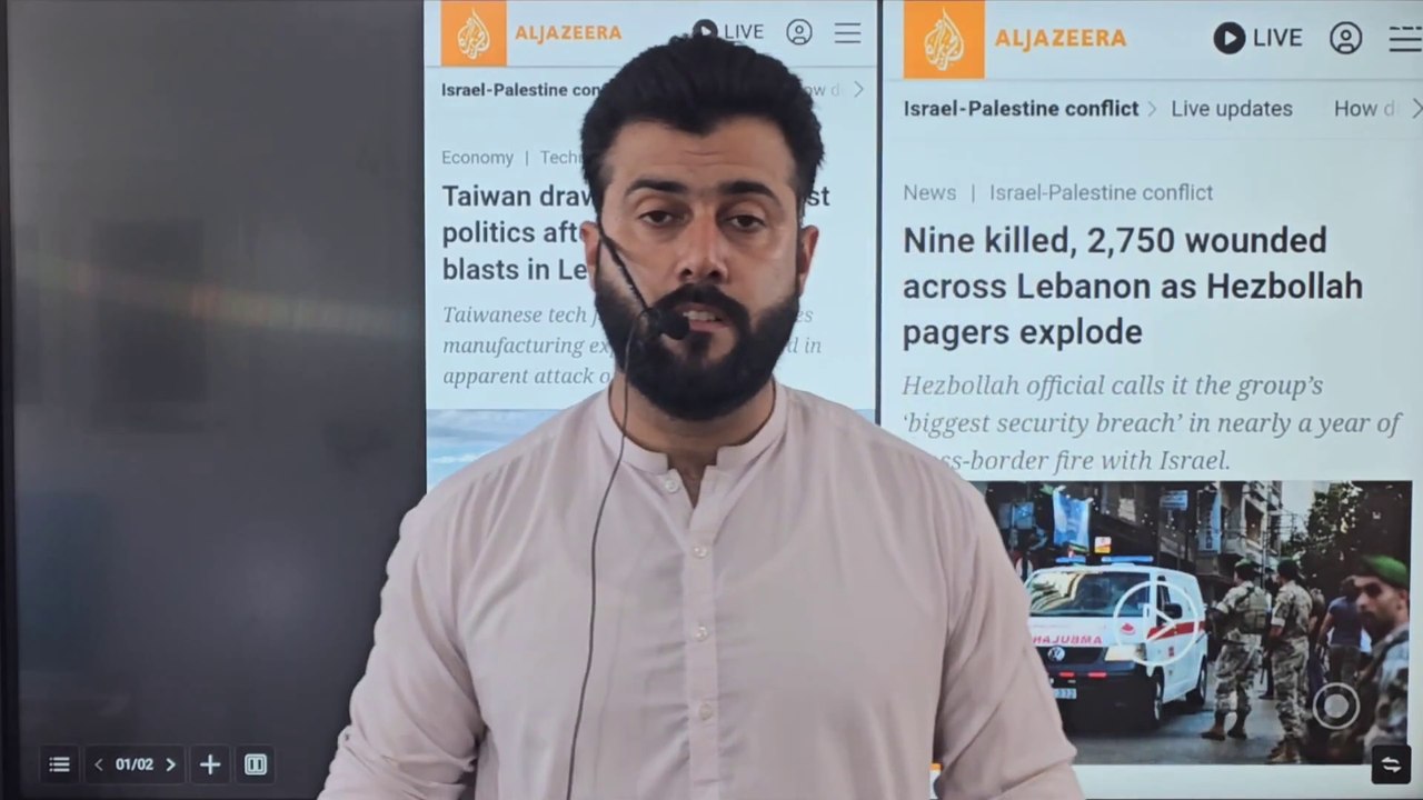 Pager explosions in Lebnon - Isr@el Huge attack on Lebnon Hezboll@h ...