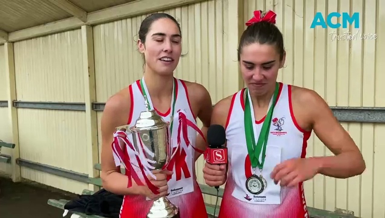 Netball: Gen and Ally O'Connor, HFNL open netball grand final - video ...
