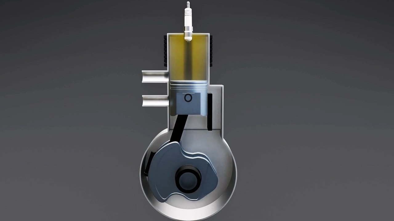 How Two Stroke Engine work? Working of 2 Stroke Engine Explained with ...