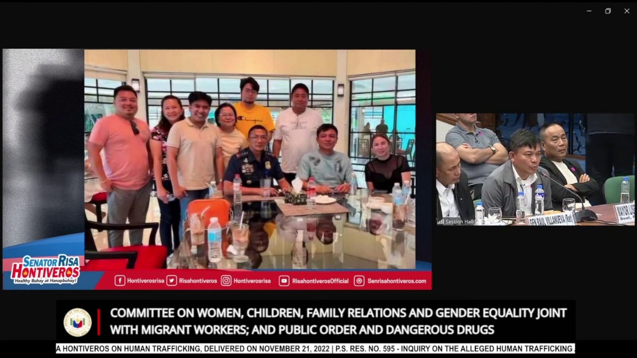 Photo of ex-PNP Chief Acorda with Wesley Guo, the supposed brother of ...