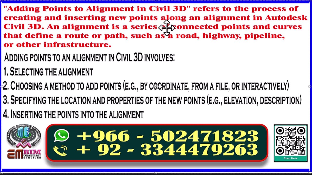 How to Add Points on Alignment in Civil 3Dسسول تھری ڈی میں الائنمنٹ پر پوائنٹس کیسے شامل کریں ...