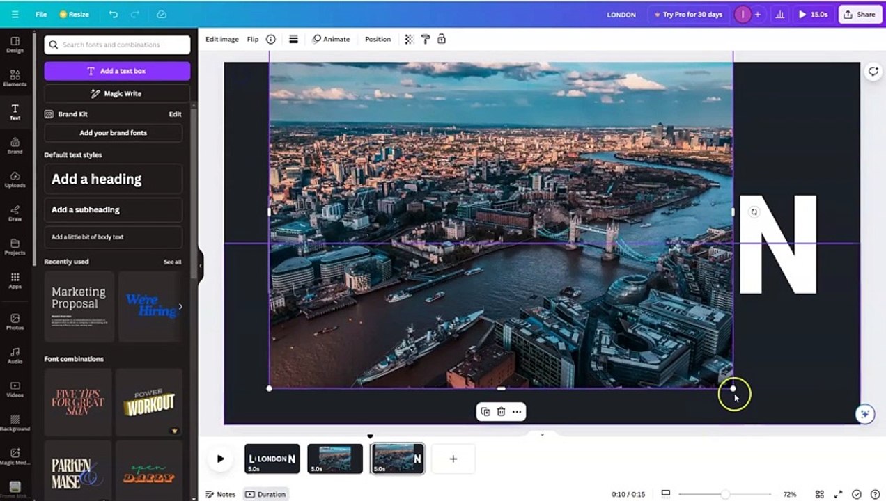 How to create Split Text Animation with image in canva l Canva Tutorial - video Dailymotion