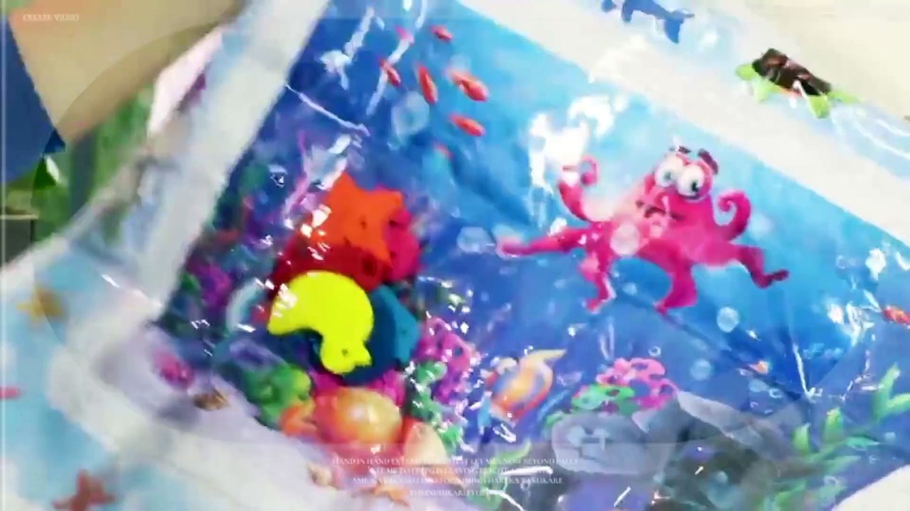 Splashin'kids Inflatable Tummy time Premium Water mat Infants and ...