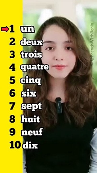 French numbers 1-10 / #frenchlanguage, #learnfrench - video Dailymotion