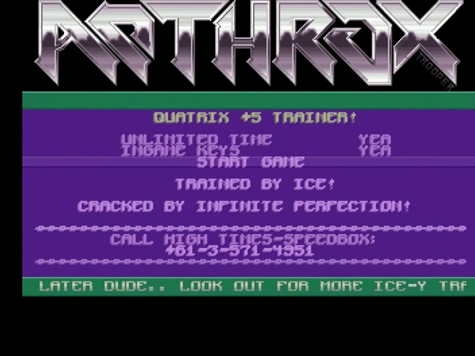 Amiga Cracktro - Quatrix by Anthrox - video Dailymotion