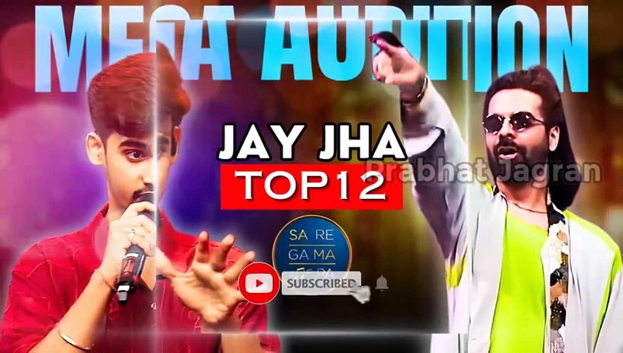 Jay Jha in Top 12 Saregamapa Mega Audition_ Saregamapa Jay Jha Mega ...