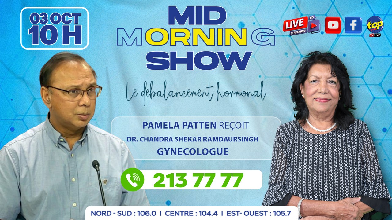 MID MORNING SHOW [ Gynécologie ] Pamela Patten reçoit Dr.Chandra Shekar ...
