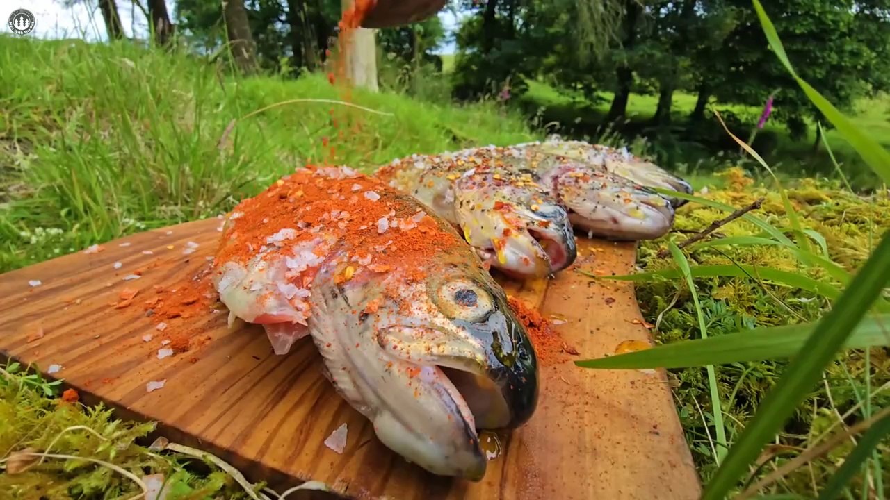 SECRETS OF WILD CUISINE: Catch Trout with HANDS and Cook in the ...